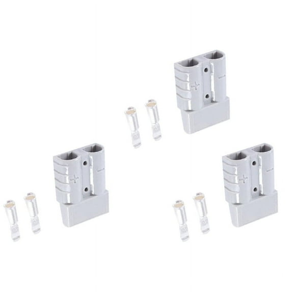 30Pcs for Anderson Plug Connector 50A 600V 6AWG Silver Plated Solid ...