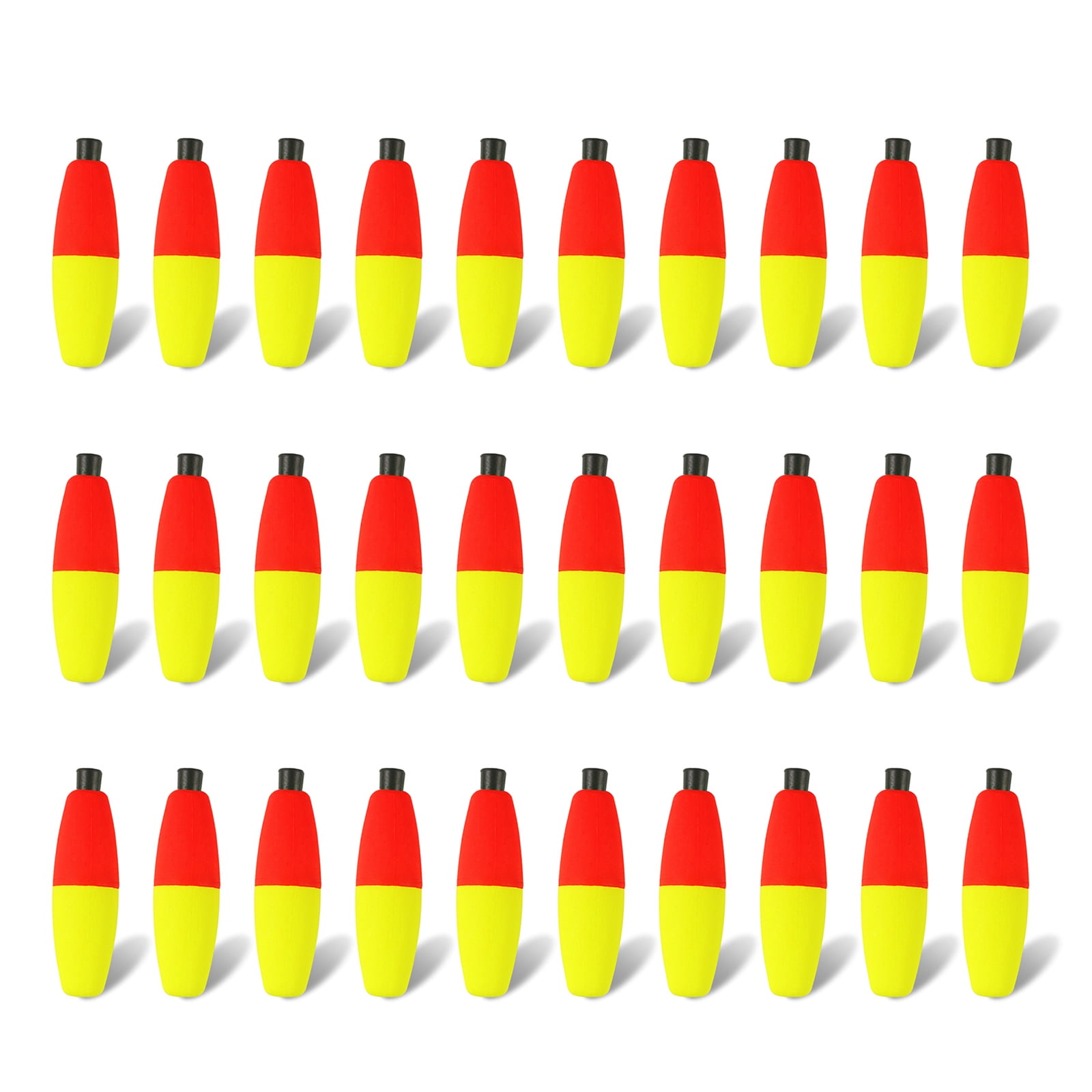 30Pcs/set Fishing Bobbers Float EVA Foams Float Weight Bobbers for ...