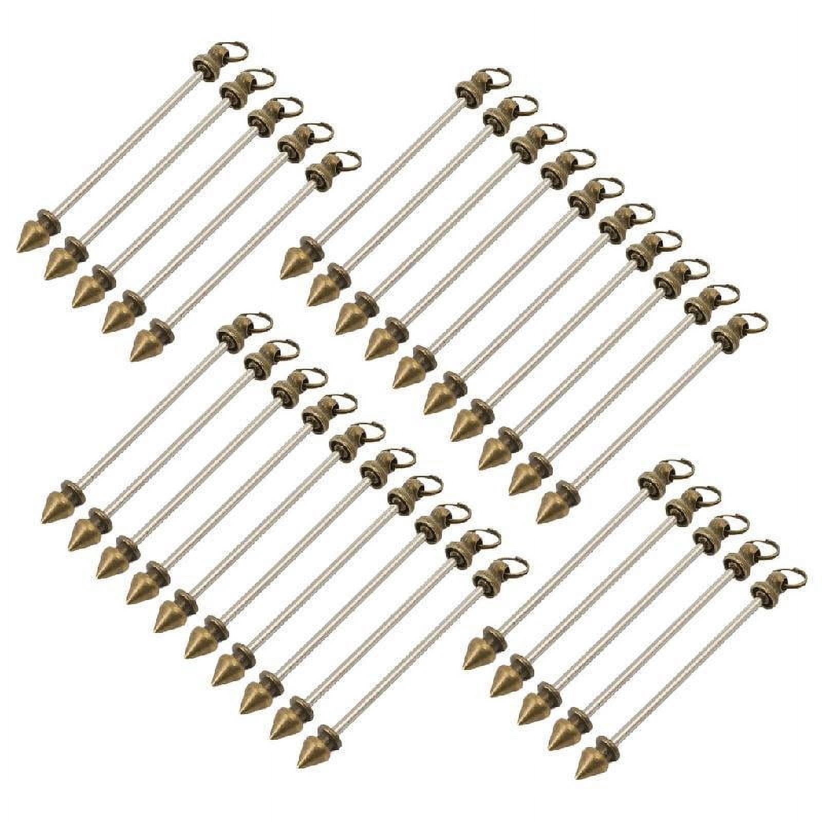 30Piece Jewelry Making Supply Metal Stick Charm for Artistic Earrings ...