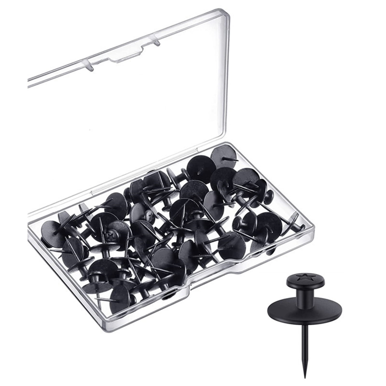 30Pieces I Shape Metal Push Pins Cork Notice Board Pushpin Decorative ...