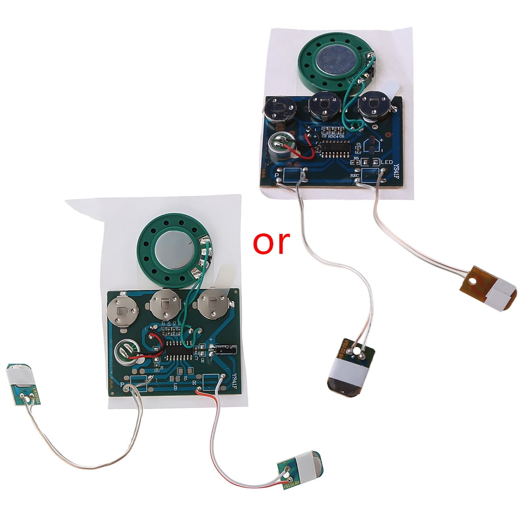 30S Double Button Voice Music Recordable Recorder Board for Greeting ...