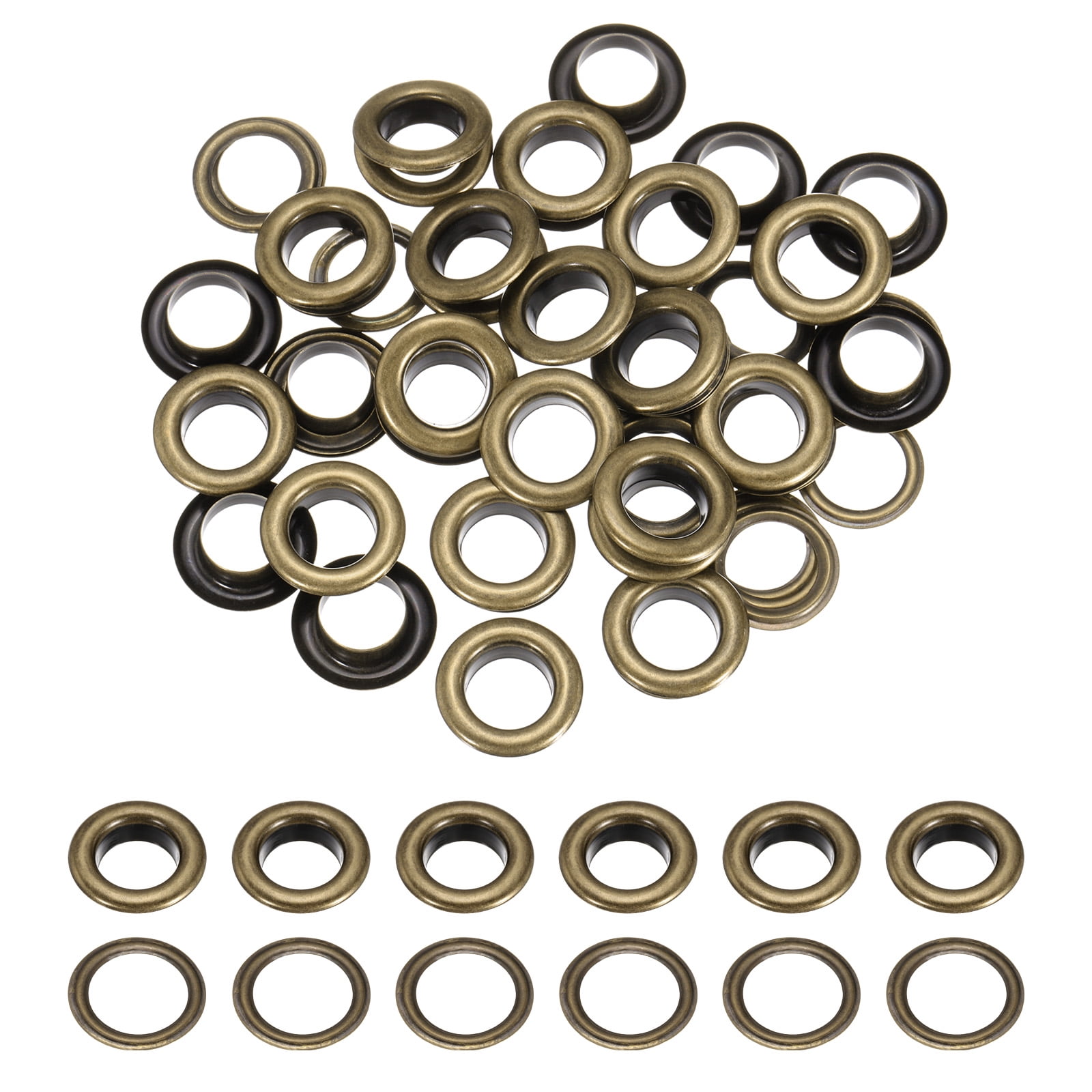 30Set 1/2"(12mm) Grommets Eyelets with Washers for Fabric, Leather ...