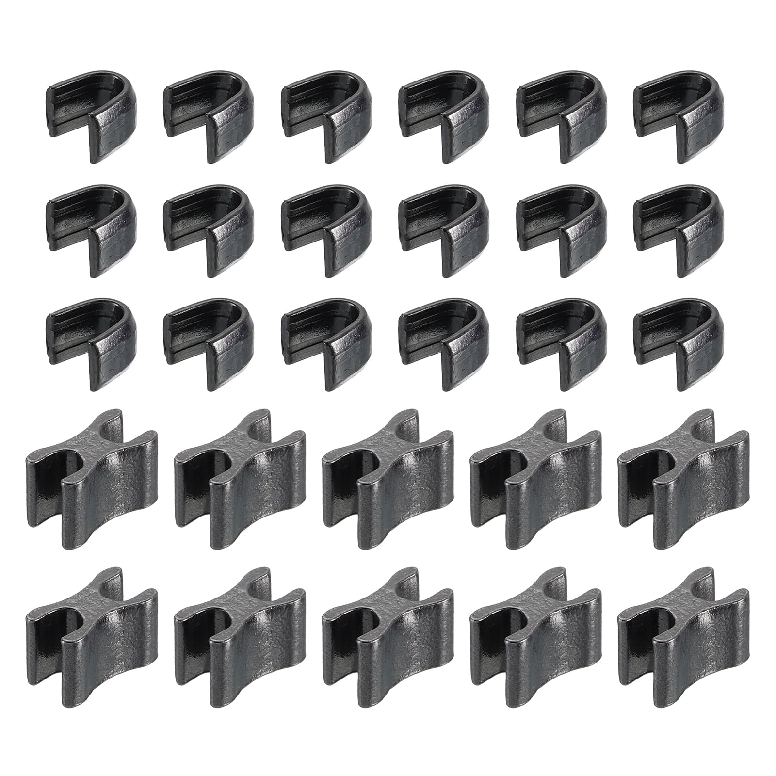 30Set Zipper Slider Retainers, #10 Top Stoppers & Bottom Stops Closed ...