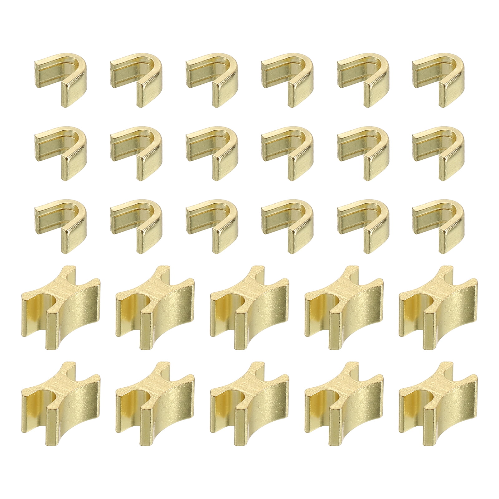 30Set Zipper Slider Retainers, #8 Top Stoppers & Bottom Stops Closed ...