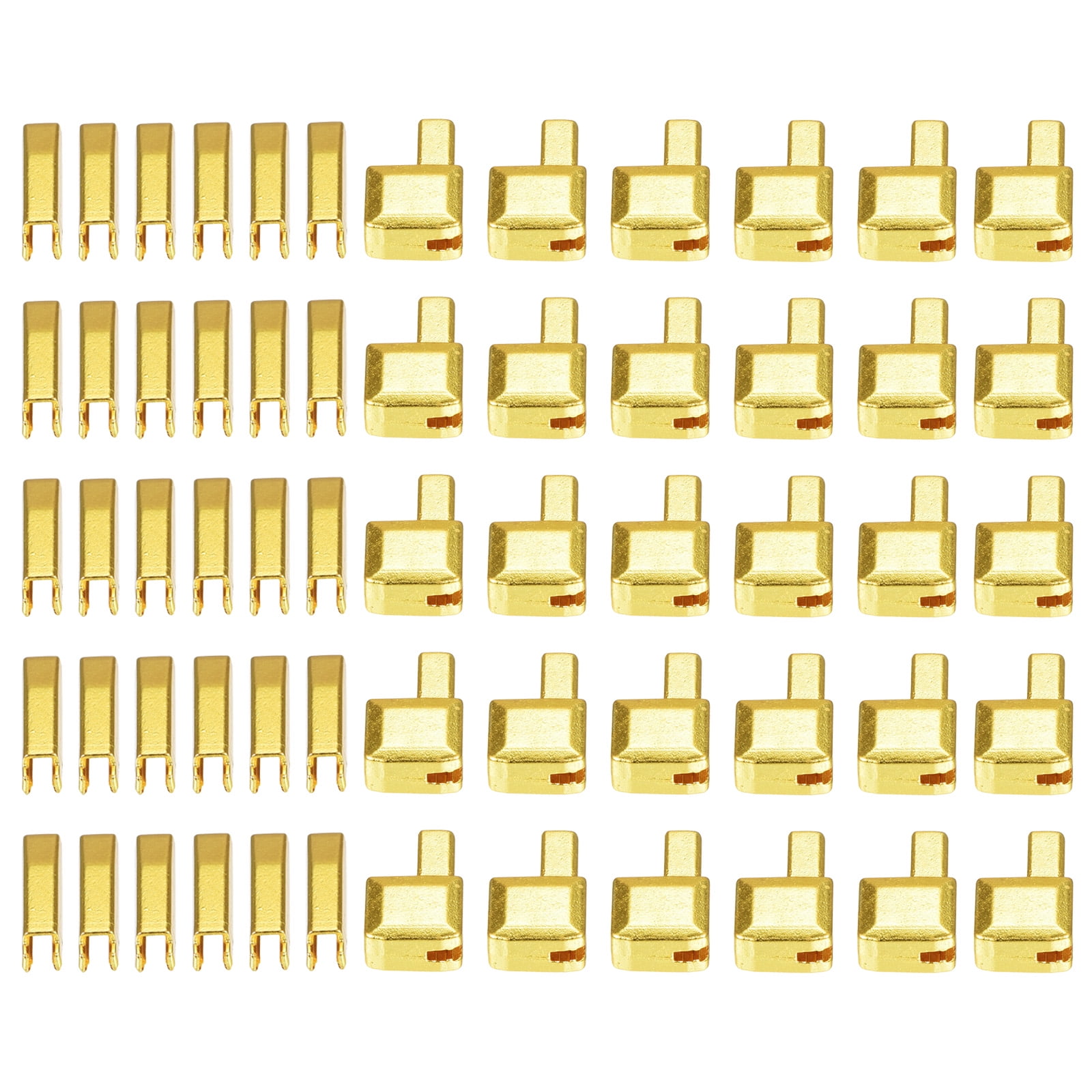 30Sets Zipper Repair Kits, #5 Retainers Box & Insertion Pins, Metal ...