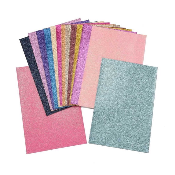 30Sheet Sparkle PU Leather Fabric Self-adhesive Fabric for Shoes Bag ...
