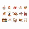 30Sheets Adorable Cartoon Scrapbooking Sticker For Diaries Planners And ...