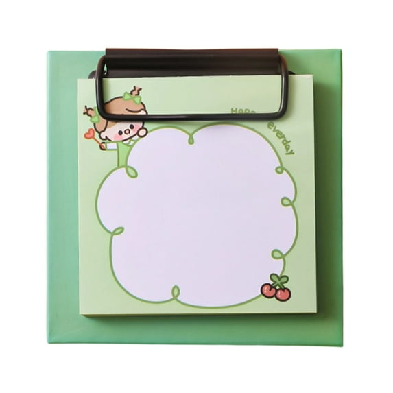 30Sheets Creative Note Pad with Clipboard 3x3Inch Cartoon Notepads ...