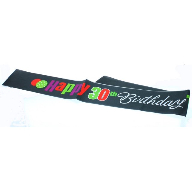 30TH Birthday Happy 30TH Birthday To Me! Sash Party Supplies - Walmart.com