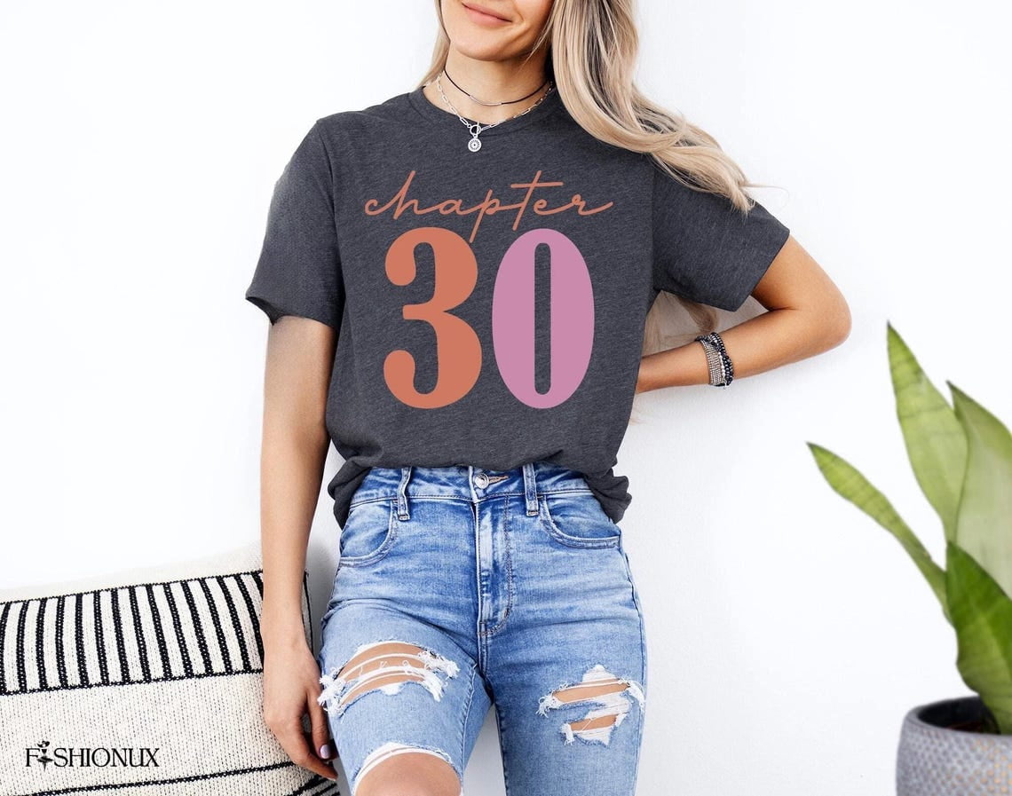 30Th Birthday Shirt, 30Th Birthday , Chapter 30 Birthday Shirt, 1995 ...
