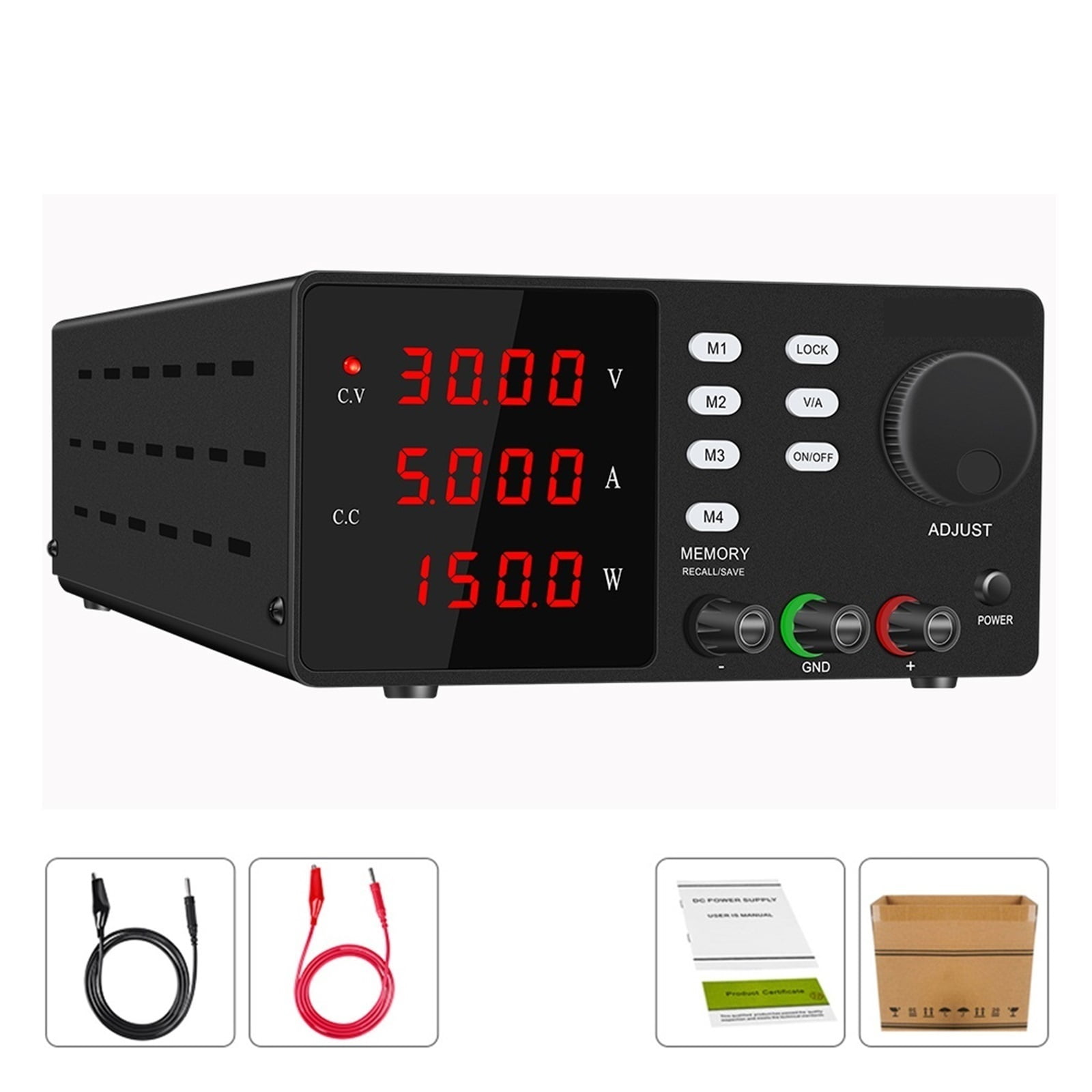 30V 10A 5A Lab Programmable DC Power Supply Laboratory Maintenance ...