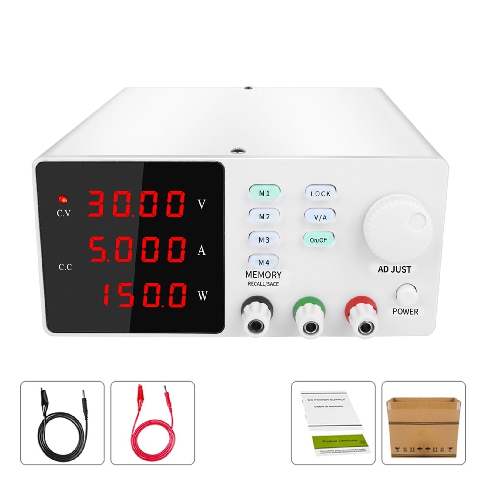 30V 10A 5A Lab Programmable DC Power Supply Laboratory Maintenance ...