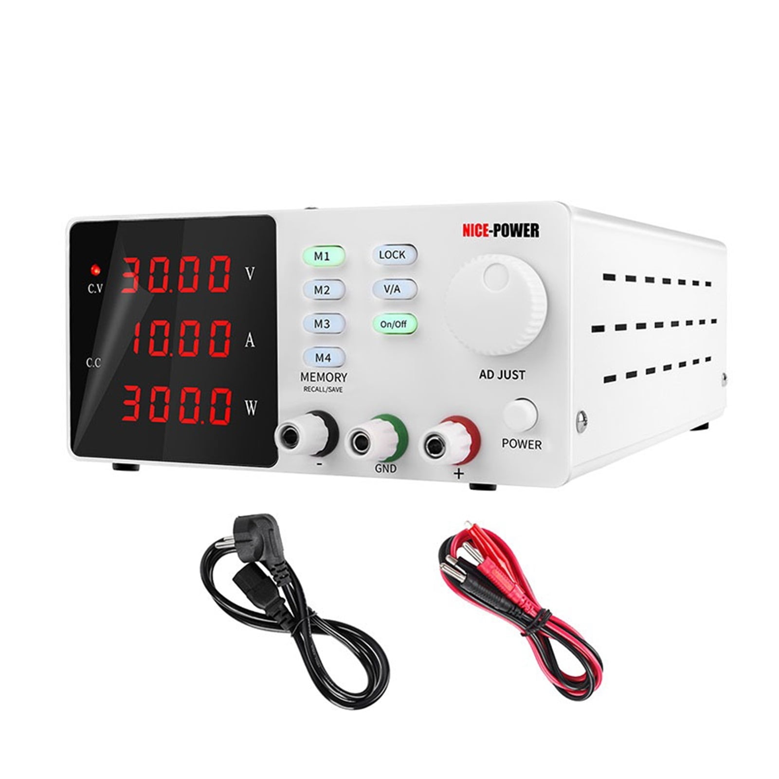 30V 10A 60V 5A Programmable DC Power Supply Adjustable High Precision Memory Function Switching ...