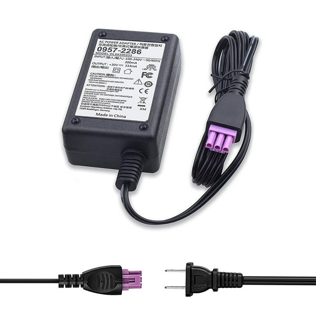 30V 333mA AC Adapter for H-P 0957-2286 0957-2290 0957-2398 Deskjet 1000 ...