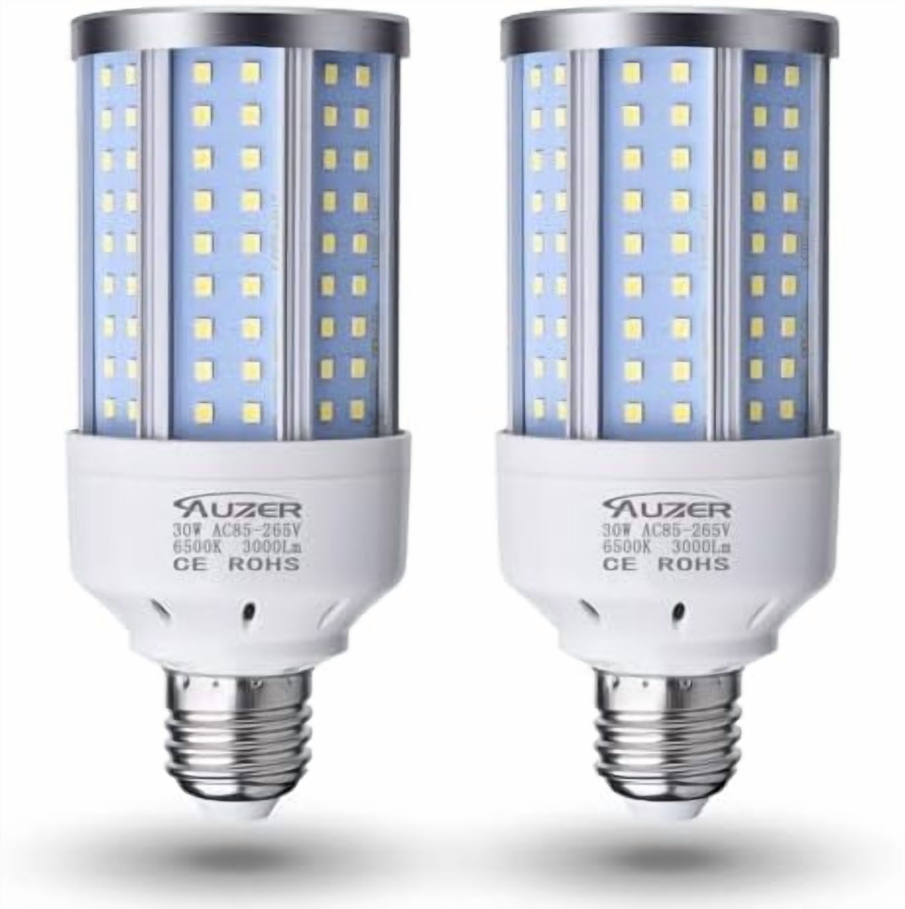 30W (200W Equivalent), Daylight, E26 Standard Base, LED Corn Light Bulb ...
