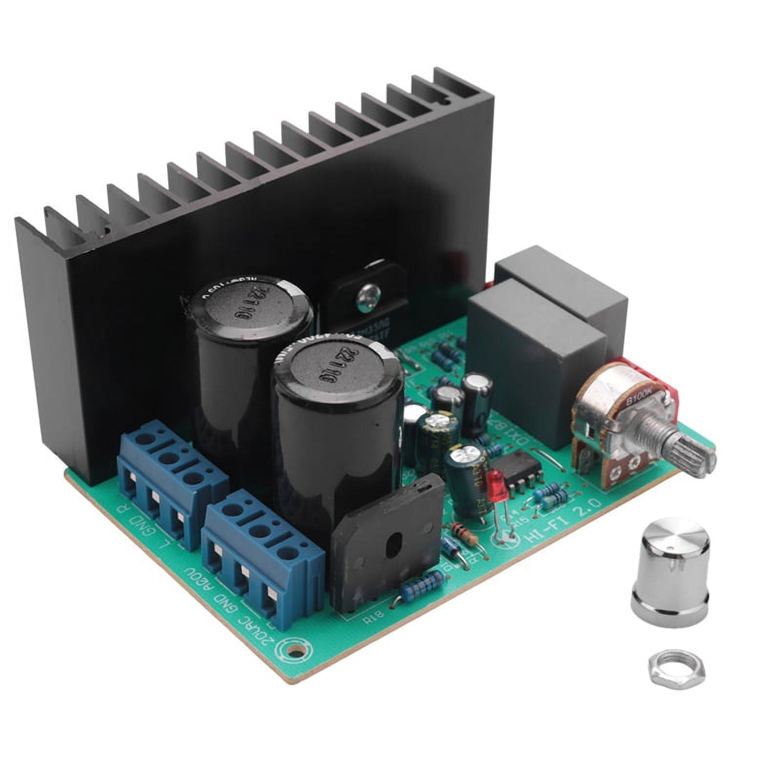 30W+30W LM1876 Stereo Audio Power 4558 Amplifier Board 2.0 Class ...