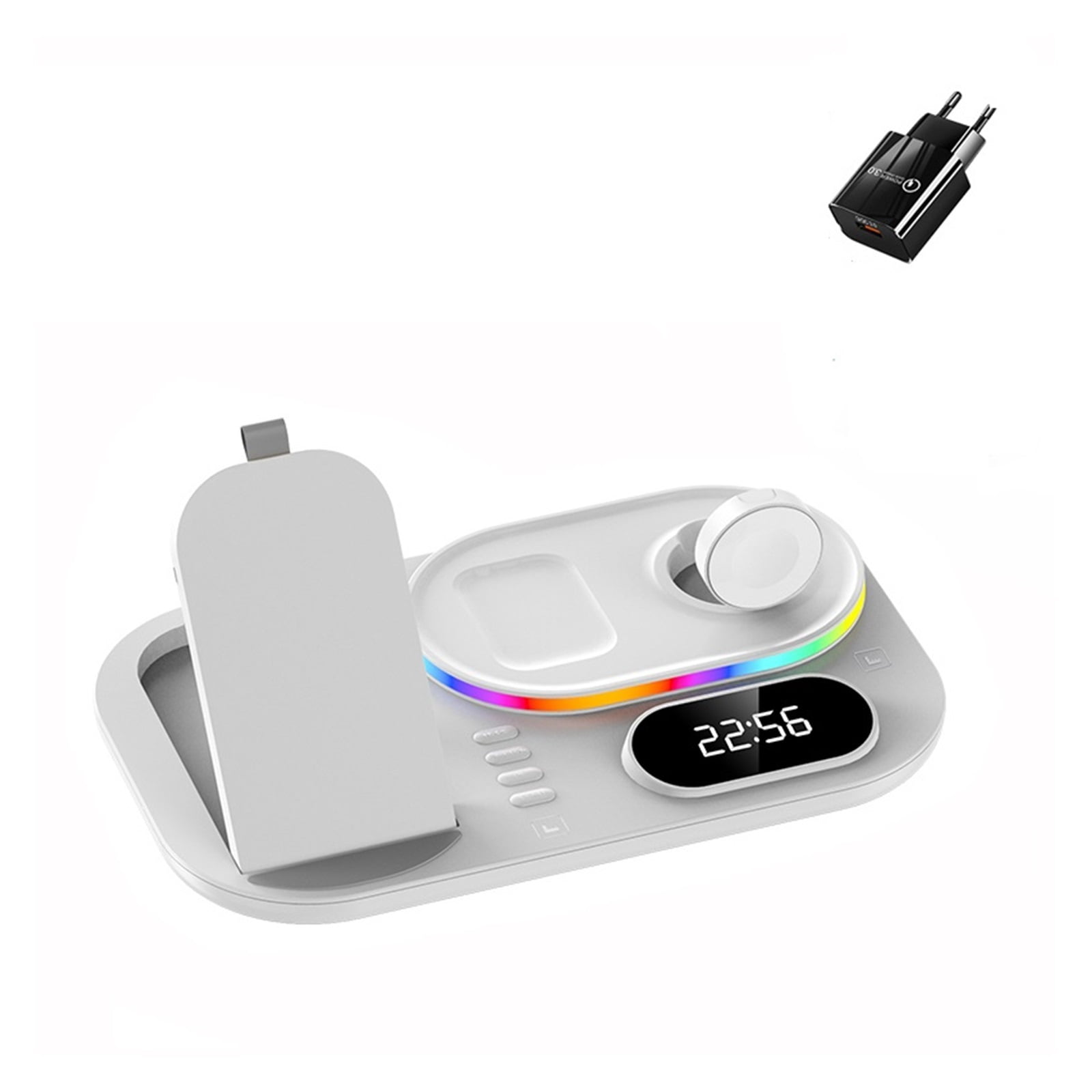 30W 4 In 1 Wireless Charger Stand For Phone Watch Fast Charging Dock ...