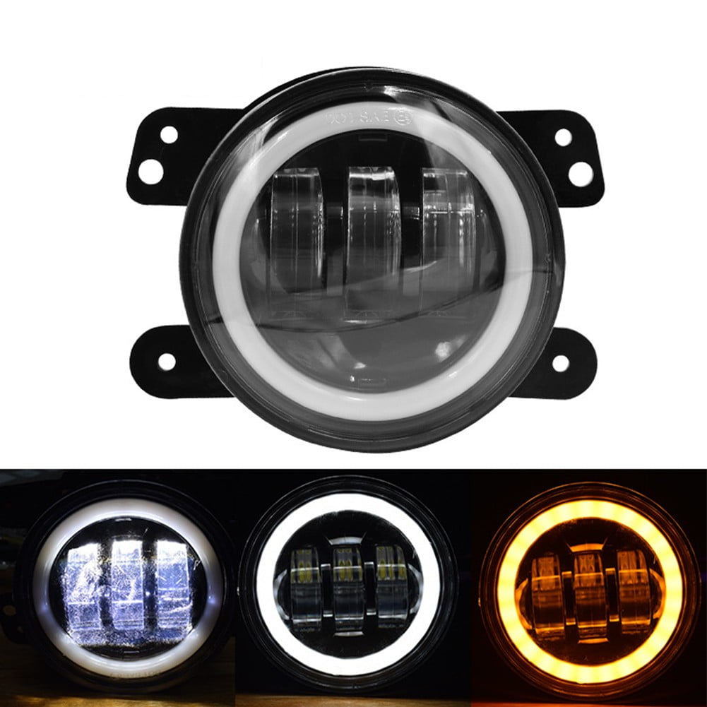30W 4 Inch LED Fog Light Car Front Fog light Lamp DRL Driving Fog Lamp ...