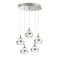 ET2 E22775-91PC Fizz IV LED Polished Chrome LED Pendant Ceiling Light - 14 in. - Walmart.com