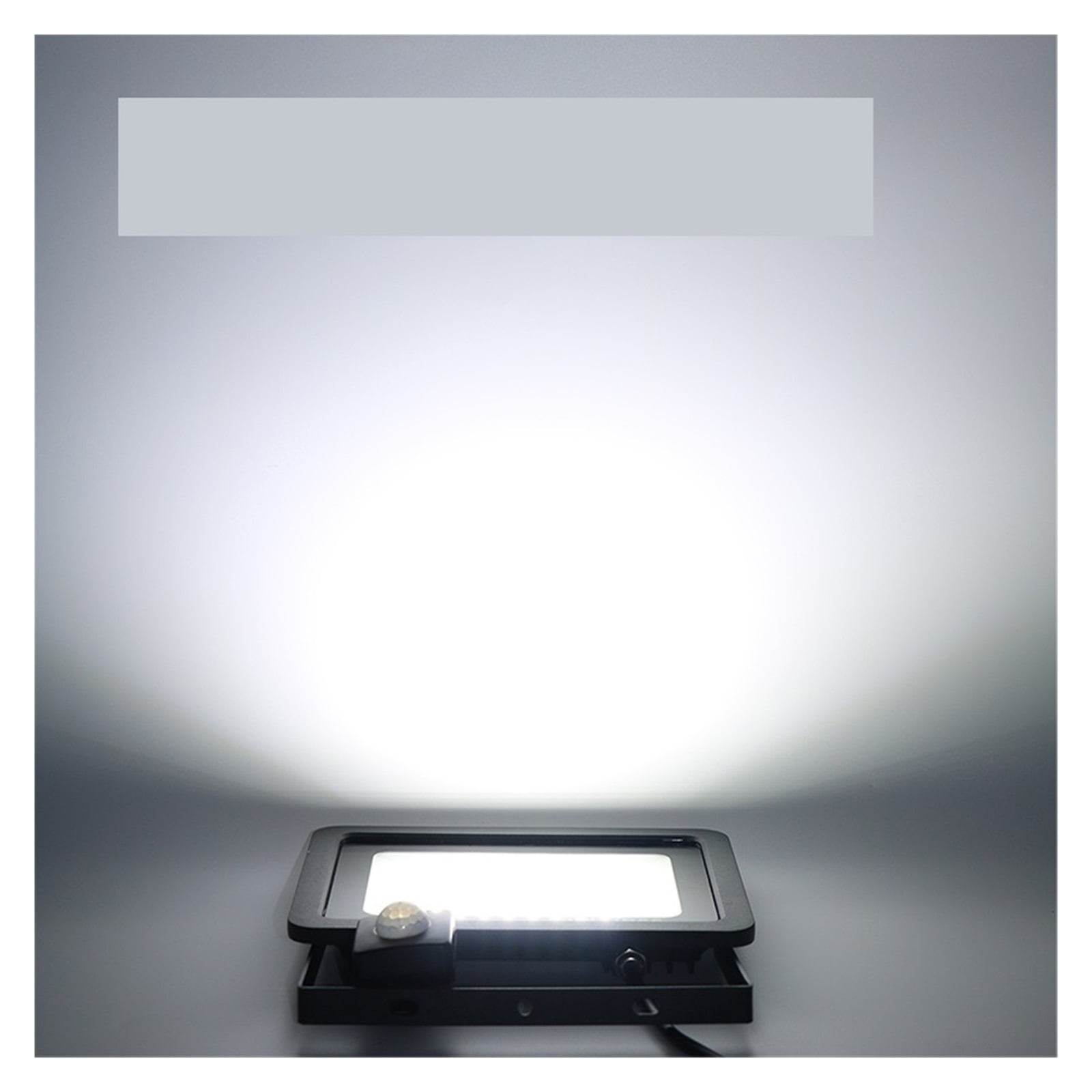 30W 50W 100W Induction Led Flood Light With Adjustable PIR Sensor Floodlight Street Square ...