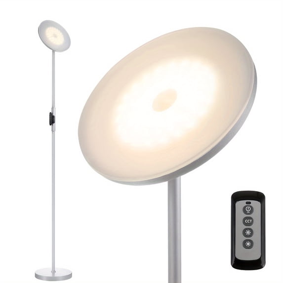 30W Bright LED Floor Lamp 3 Color Temperatures, 2400LM, Modern ...