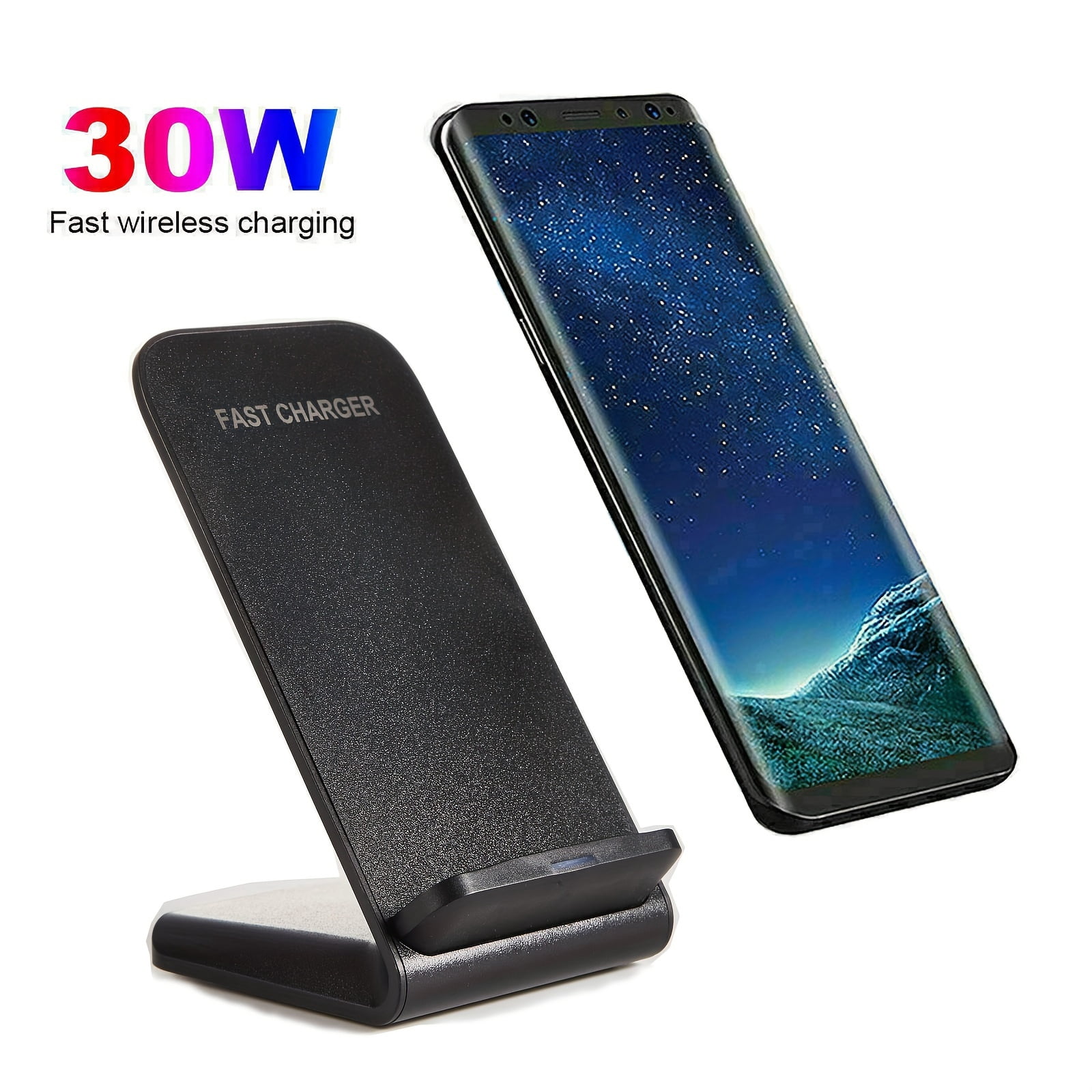 30W Fast Wireless Charger Stand Dock for Apple iPhone 16/15/14/13/12/11 ...