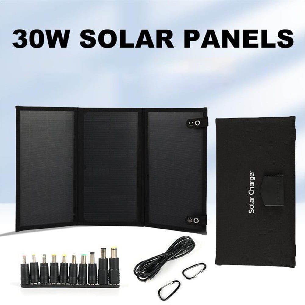 30W Foldable Solar Panel Portable Solar Panel Charger Usb Highly ...