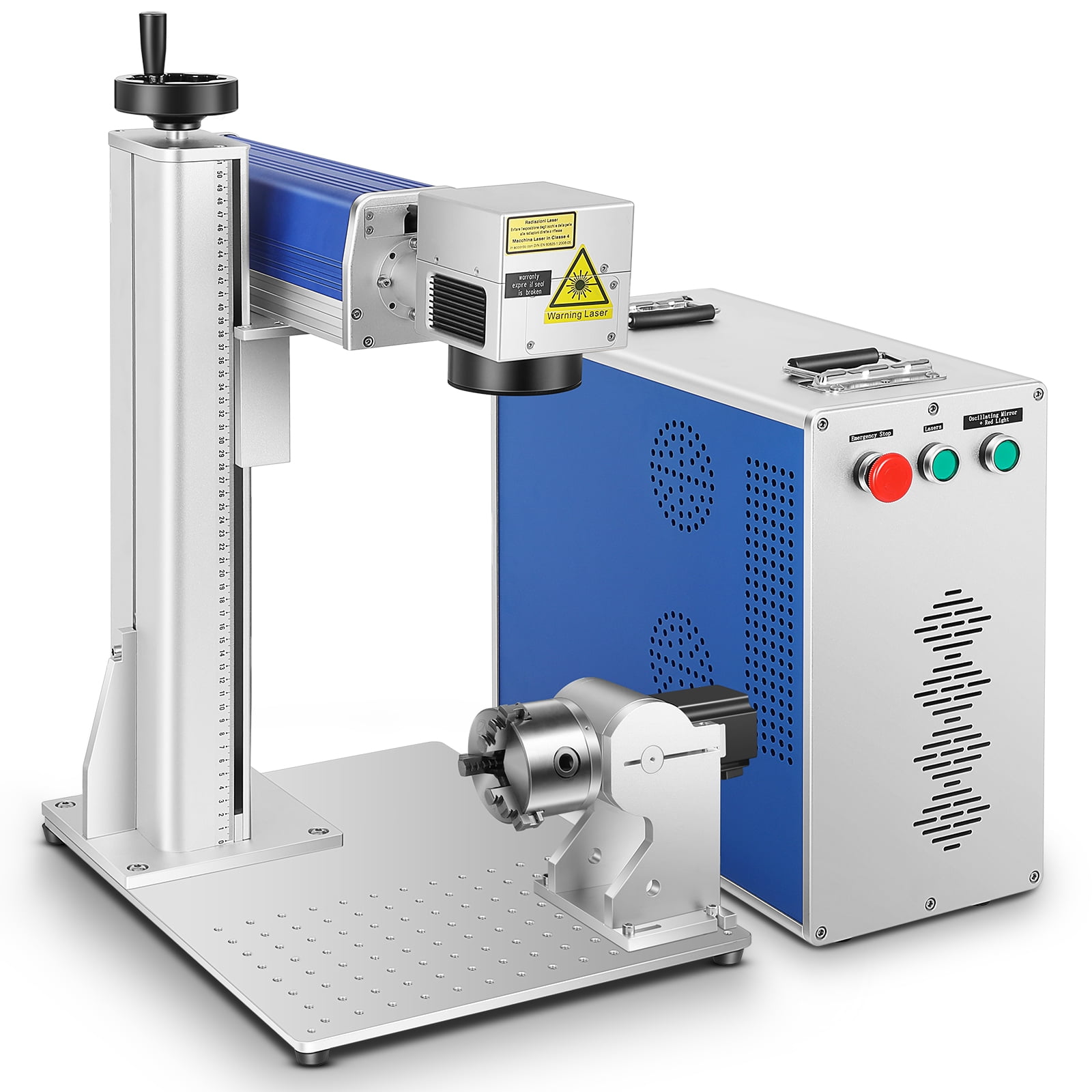 30W JPT M7 MOPA Fiber Engraver Fiber Marking Machine 7.9"x7.9" Solid ...