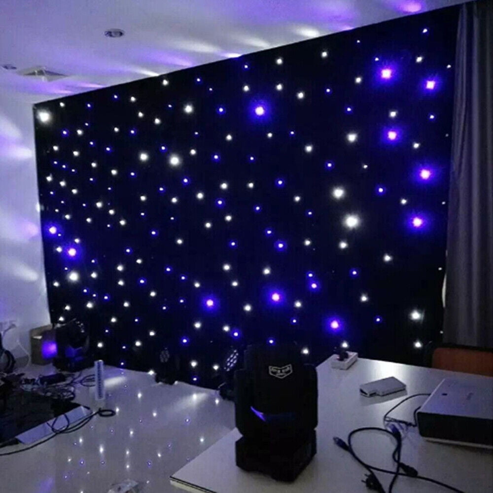 30W LED Star Stage Backdrop Star Curtain DMX512 Background Starry Sky W ...