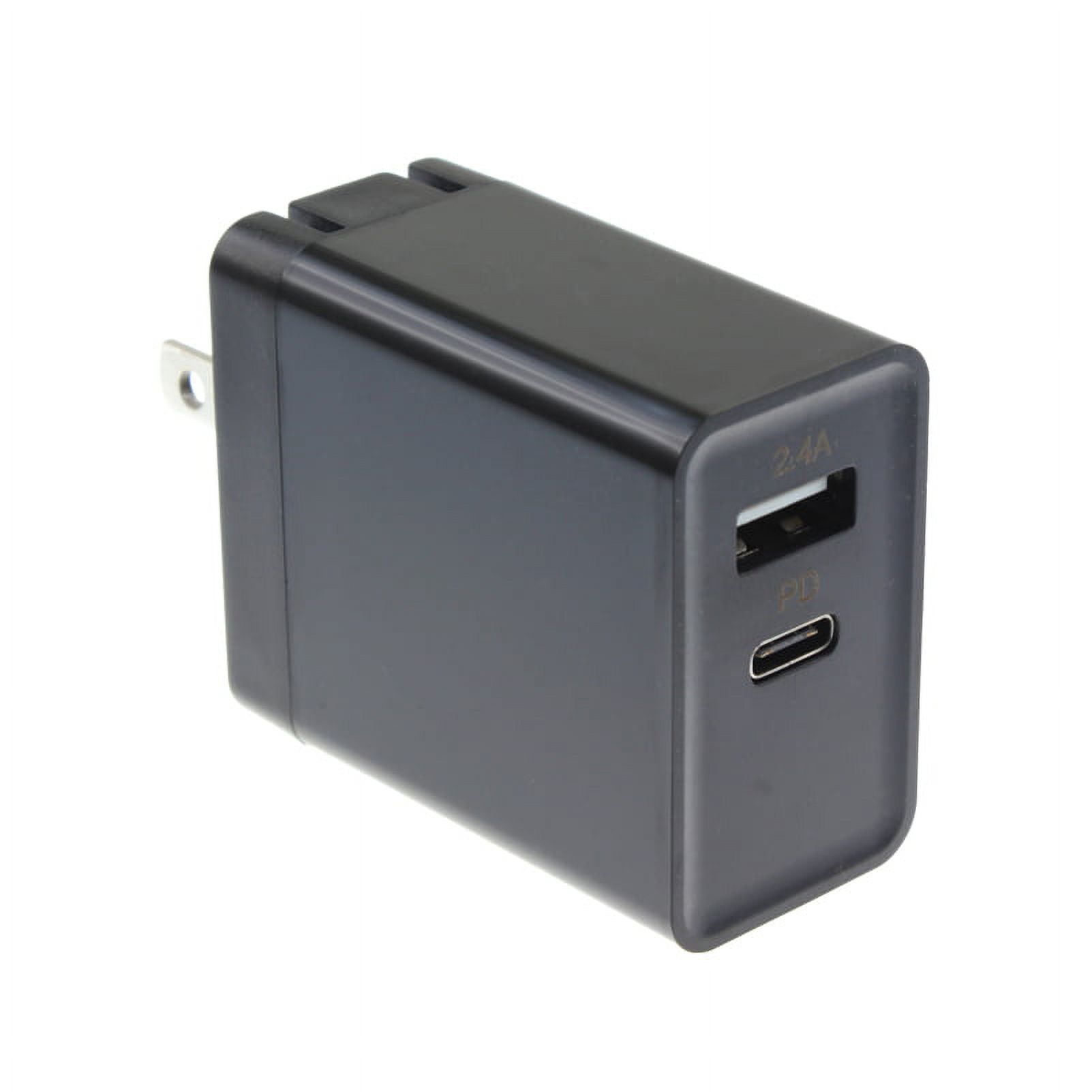 30W Quick Home Charger for Alcatel Go Flip 3 / Smartflip - 2-Port USB ...