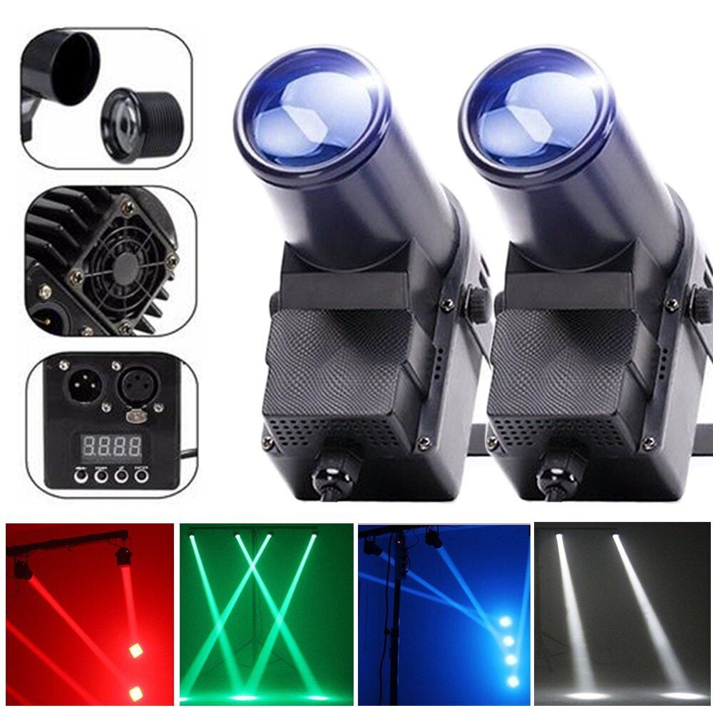 30W RGBW LED Beam Spotlight DMX Lighting Stage Light Party Wedding ...
