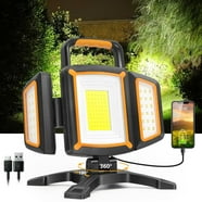 LUXPRO Extremely Bright Directional Pivoting 575 Lumen LED Work Light ...