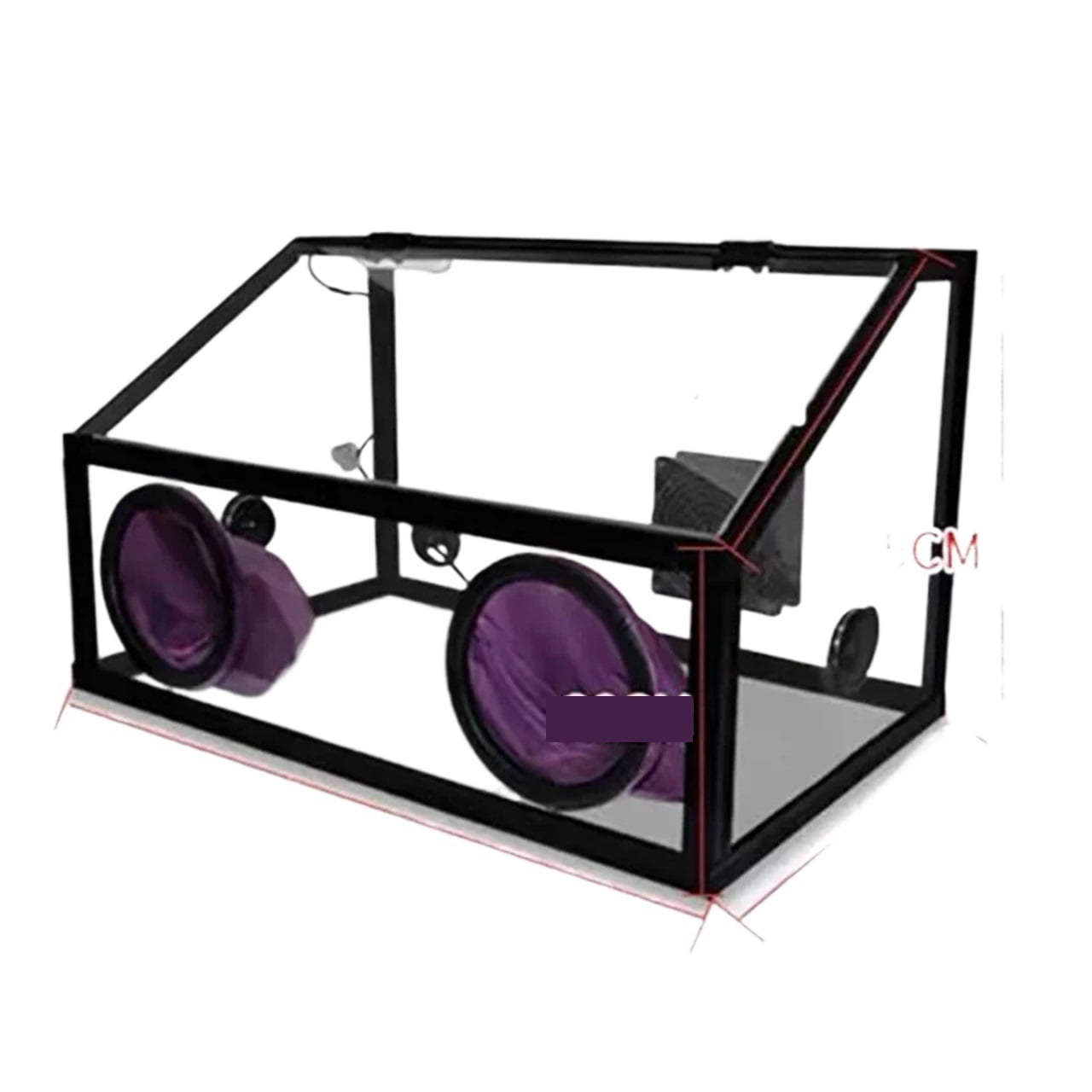 30W Transparent Acrylic Dust Box,Polishing Machine Electric Grinding ...