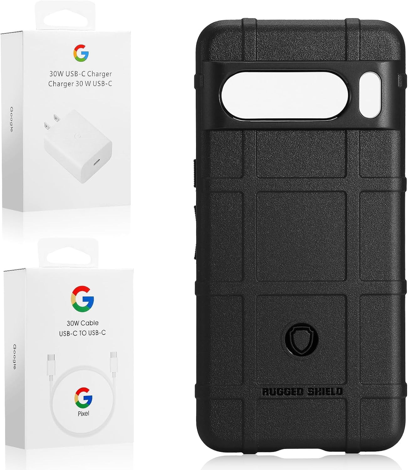 30W USB-C Charger and Cable - Compatible with Google Pixel and Other ...