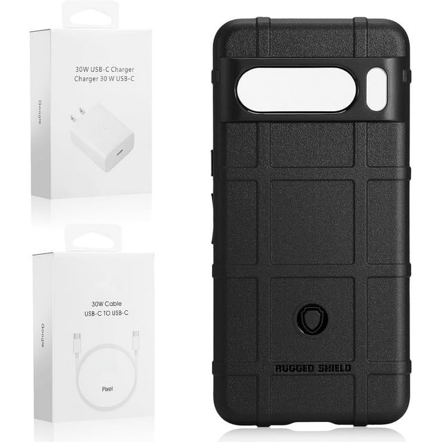 30W USB-C Charger and Cable - Compatible with Google Pixel and Other ...