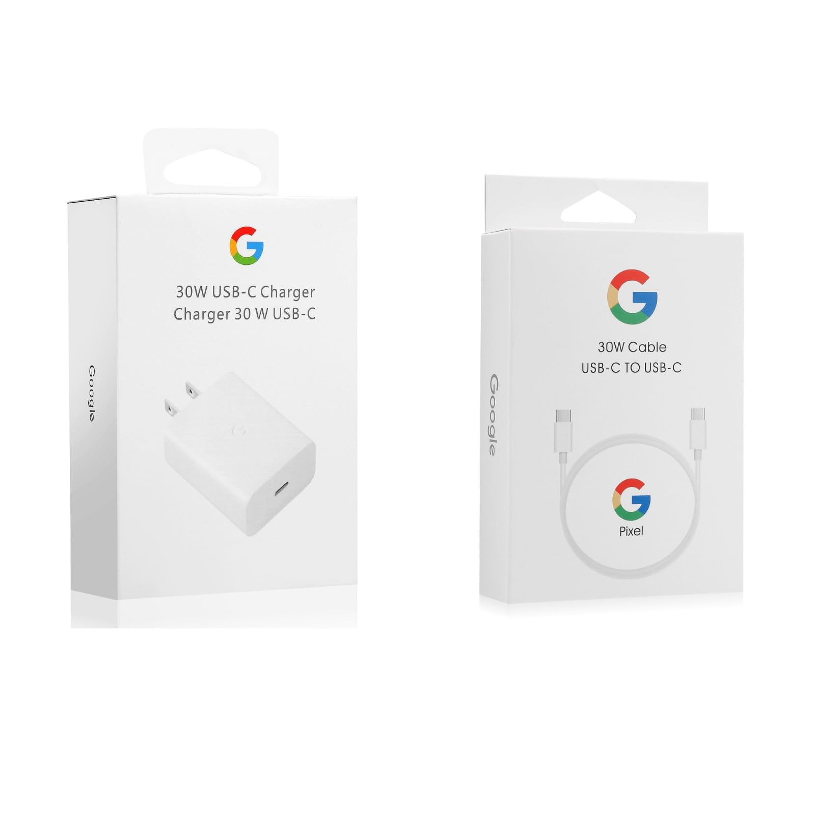 30W USB-C Fast Charger with Sync Cable - Compatible with Google Pixel ...