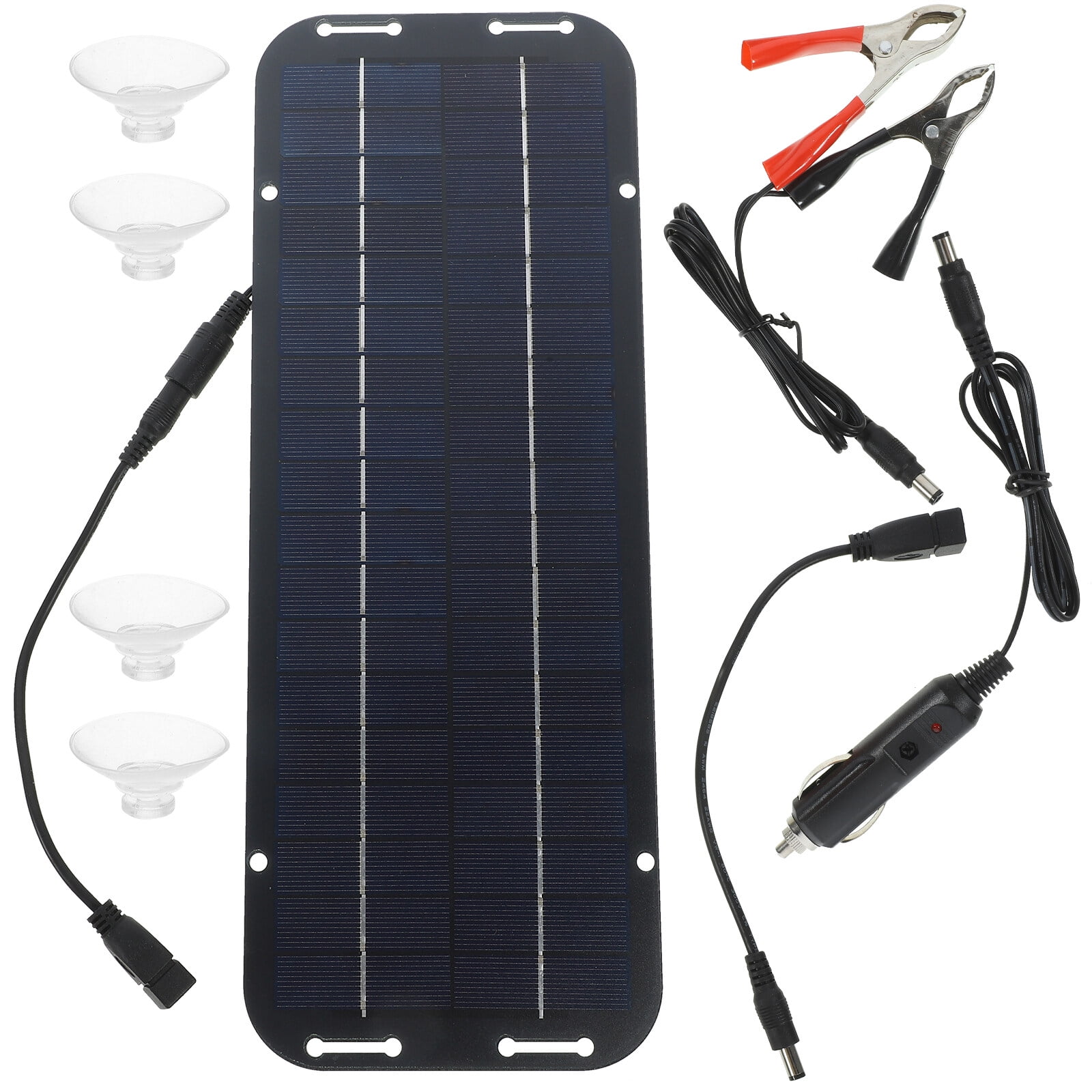 30W Watt 12V Mono Solar Panel Trickle Charger Kit Maintainer Car Boat ...