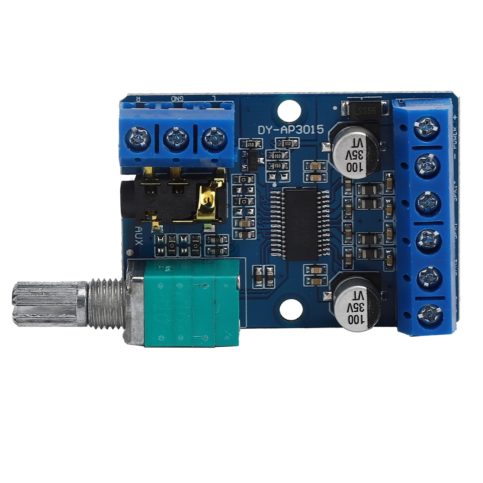 30Wx2 Digital Power Amplifier Board 12V/24V Powered DIY Stereo ...