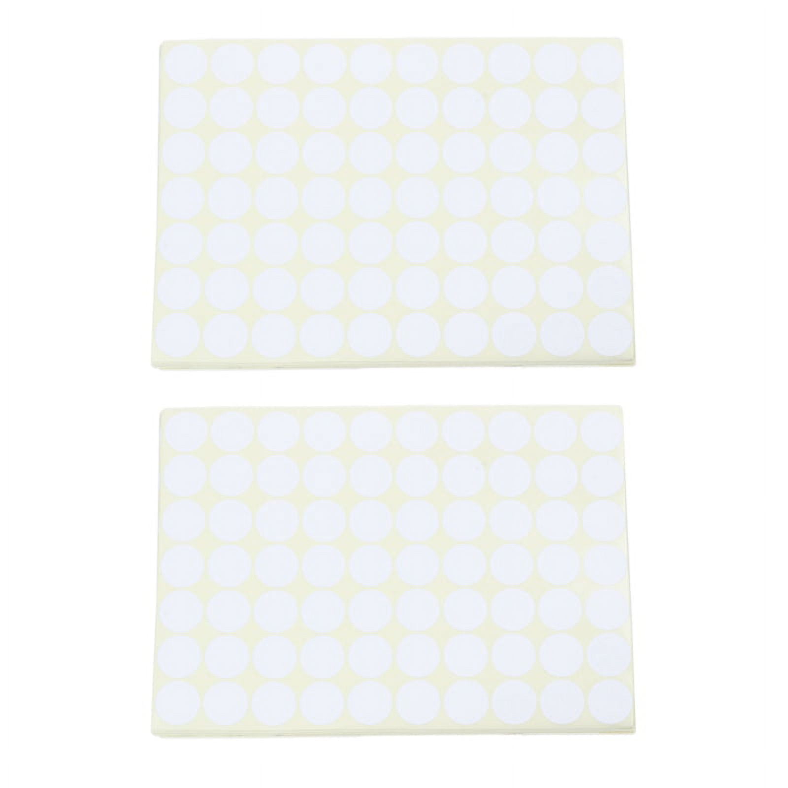 30X 19mm Circles Round Code Stickers Self Adhesive Sticky Labels White ...