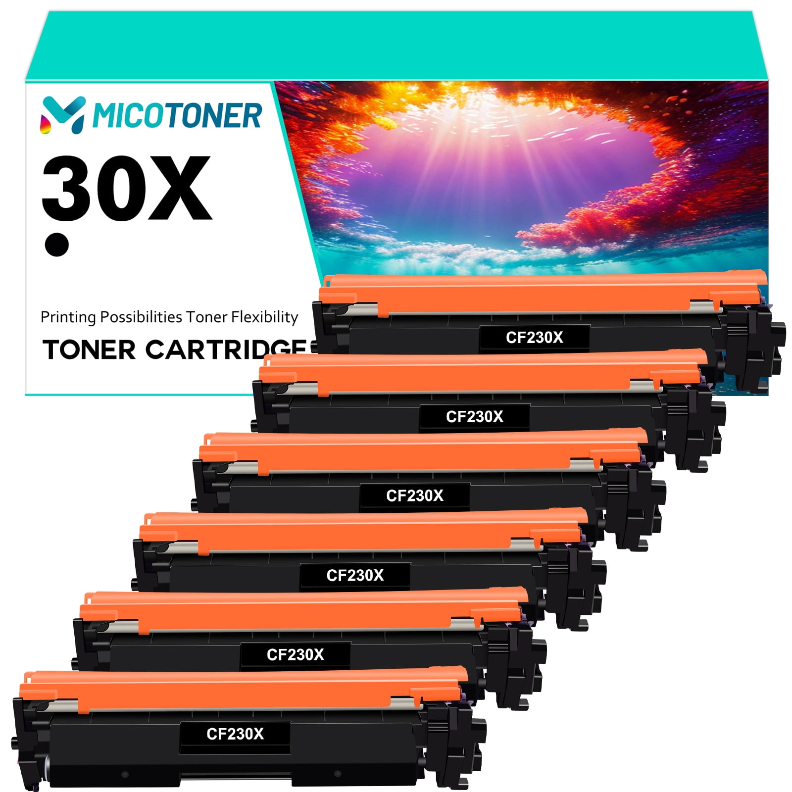 30X 30A Compatible Toner Cartridge for HP CF230X CF230A 30X 30A ...