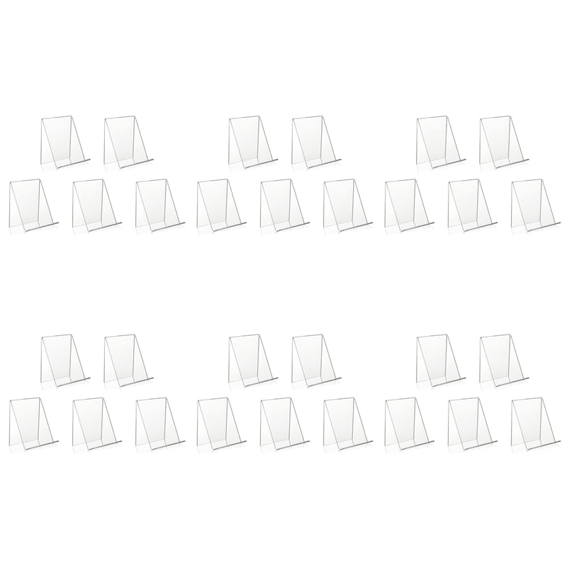 30X Acrylic Book Stand with Ledge,Transparent Acrylic Display Easel ...