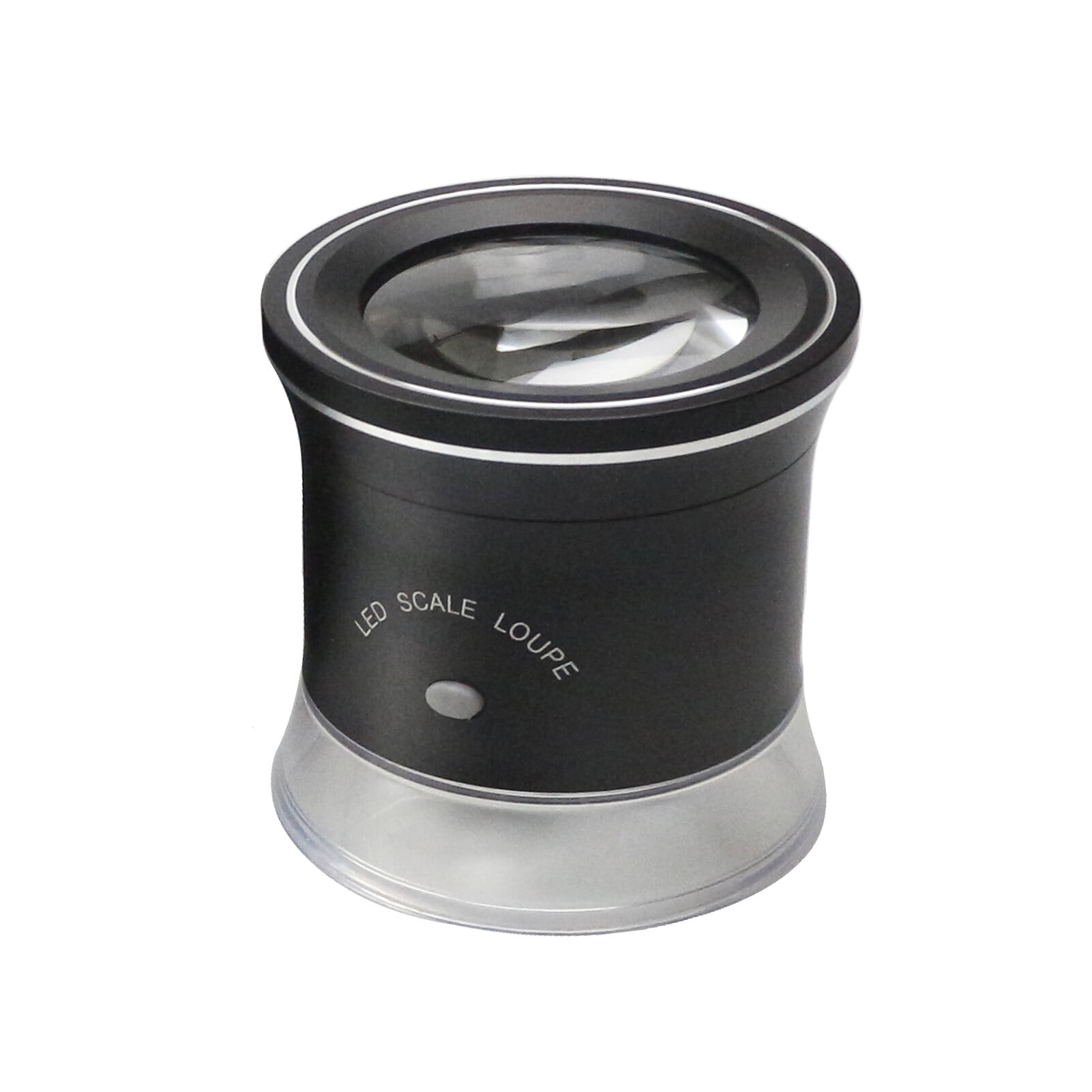 30X LED Scale Loupe Illuminated Magnifier with 6 White 3 UV Lights ...