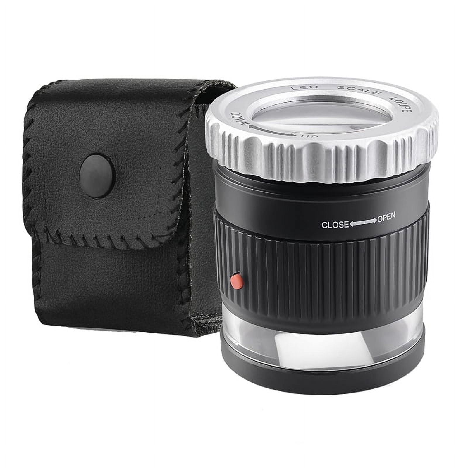 30X Loupe Magnifier,Adjustable Length Magnifier,Foldable Jewelry ...