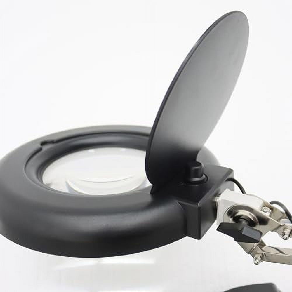 30X Magnifying Glass with Light and Stand 2-in-1 LED Adjustable Lighted ...