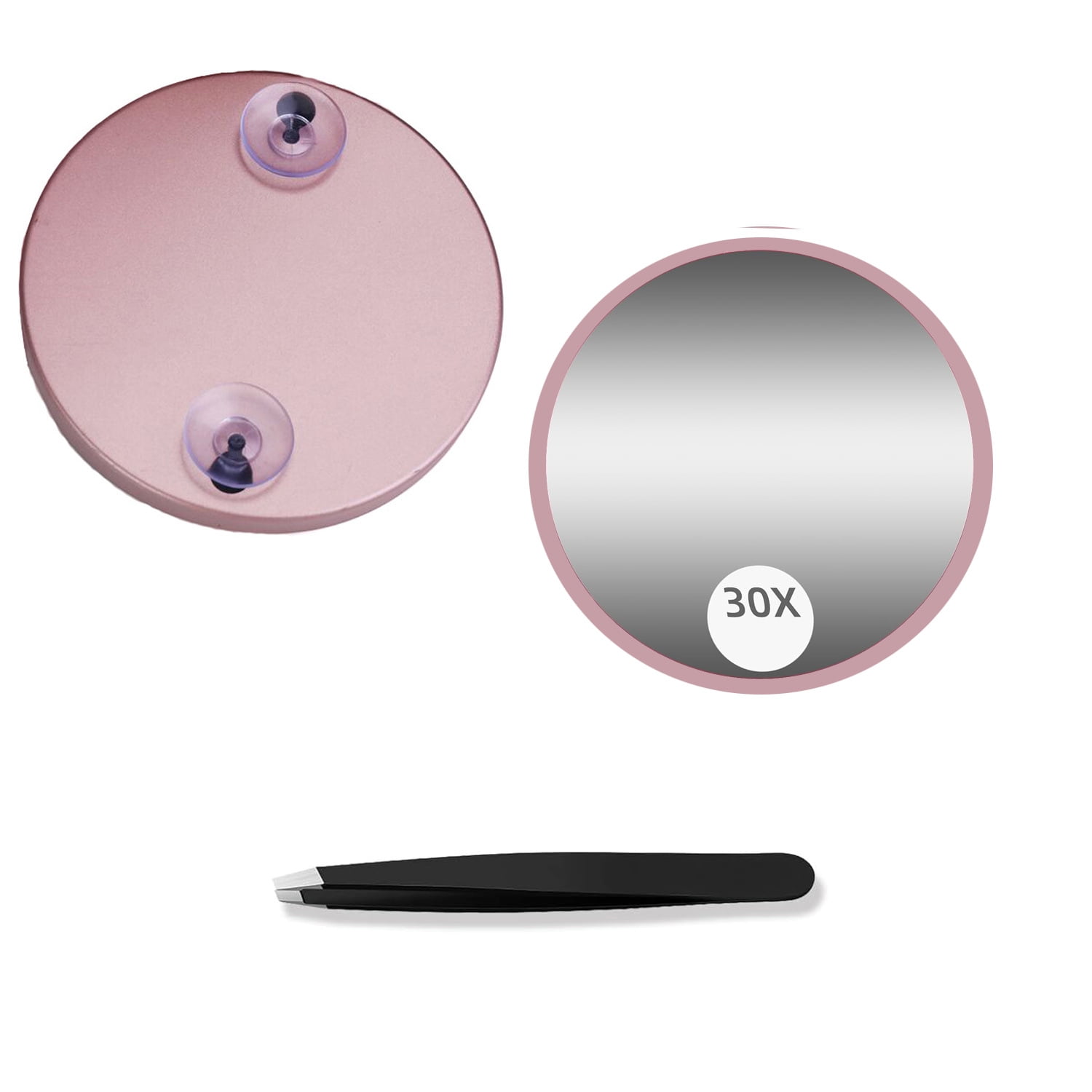 30X Magnifying Mirror, 3.5 inches Magnified Makeup Mirror and Slant ...