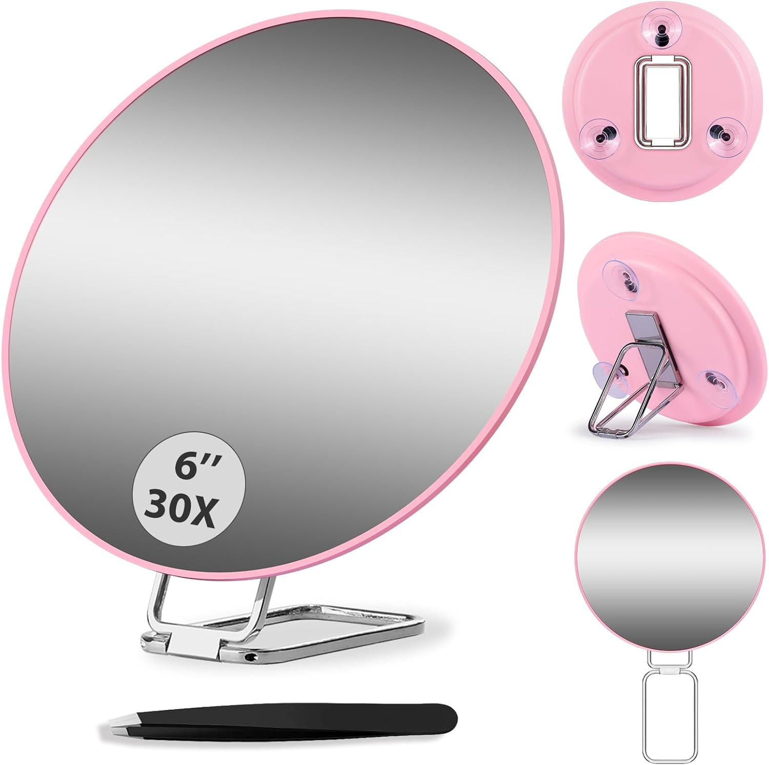 30X Makeup Magnifying Mirror, Large 30X Travel Magnified Mirror ...