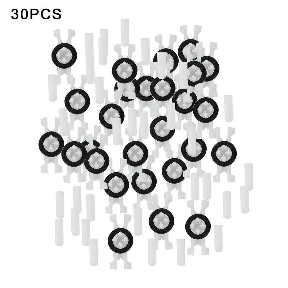 30X Top Roof Rain Gutter Moulding Trim Fastener Clip For BMW E46 ...