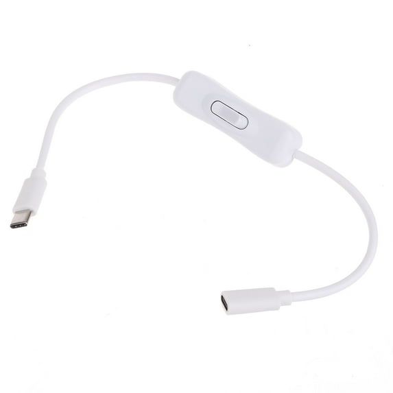 30cm/100cm USB C Extension Cable with Switches USB C to USB C Extension ...