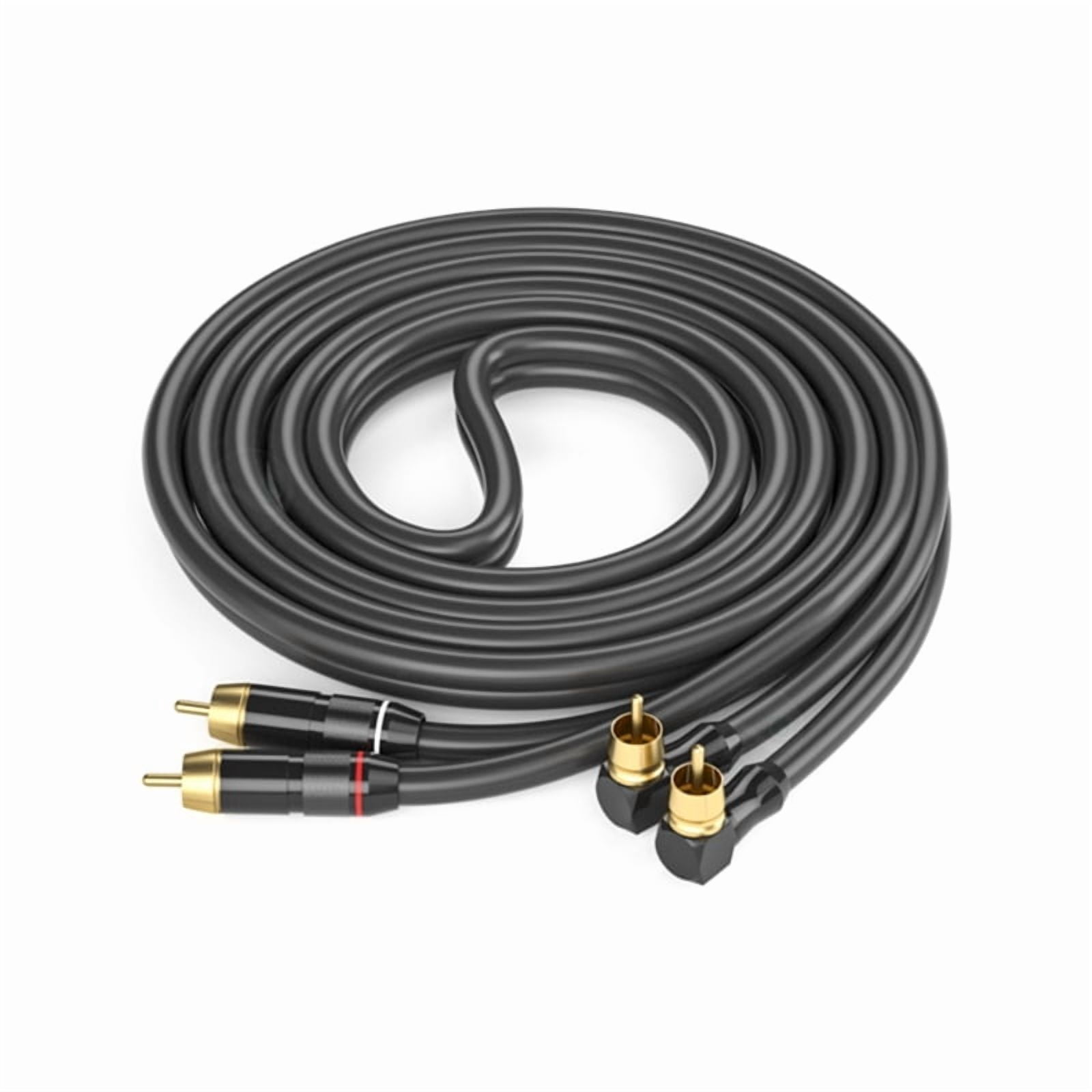 30cm-10m 2RCA Male to 2RCA Male Stereo Audio Cable Cord Gold Plated ...