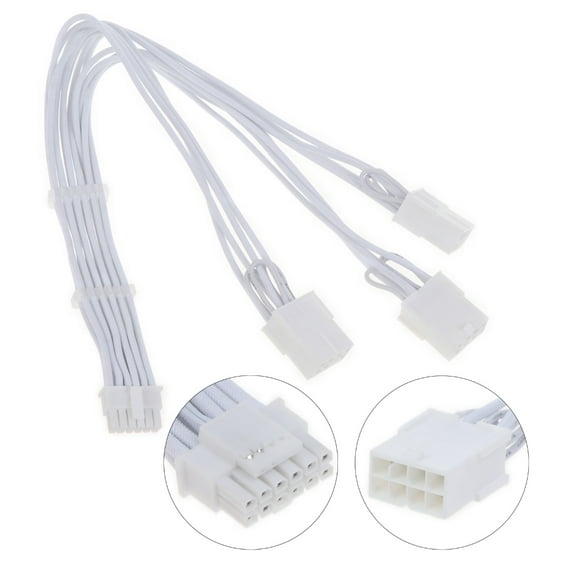 30cm/11.81in PCI Express GPU Line 16pin Male to 3x8Pin Female Graphics ...